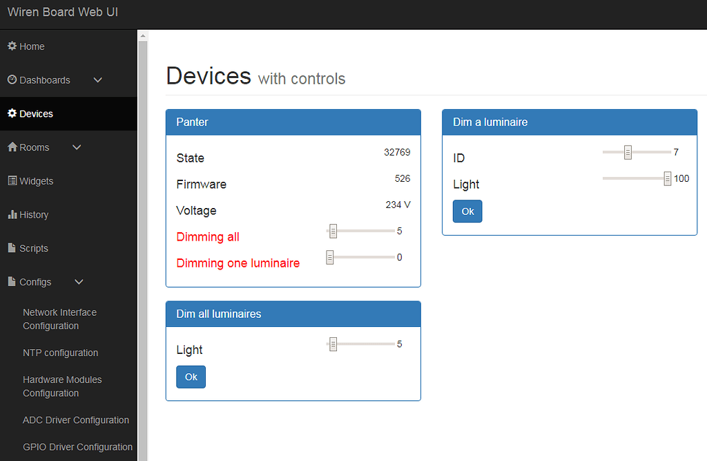 Ввод значений для устройства через web-интерфейс - Web UI - Wiren Board Support