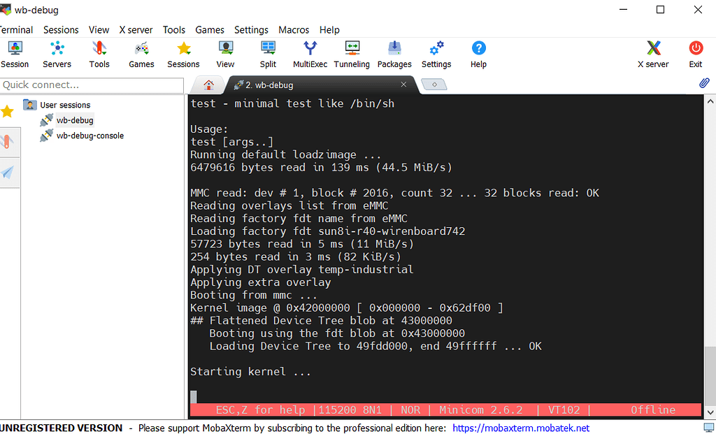 Не загружается контроллер WB - Контроллеры Wiren Board - Wiren Board Support