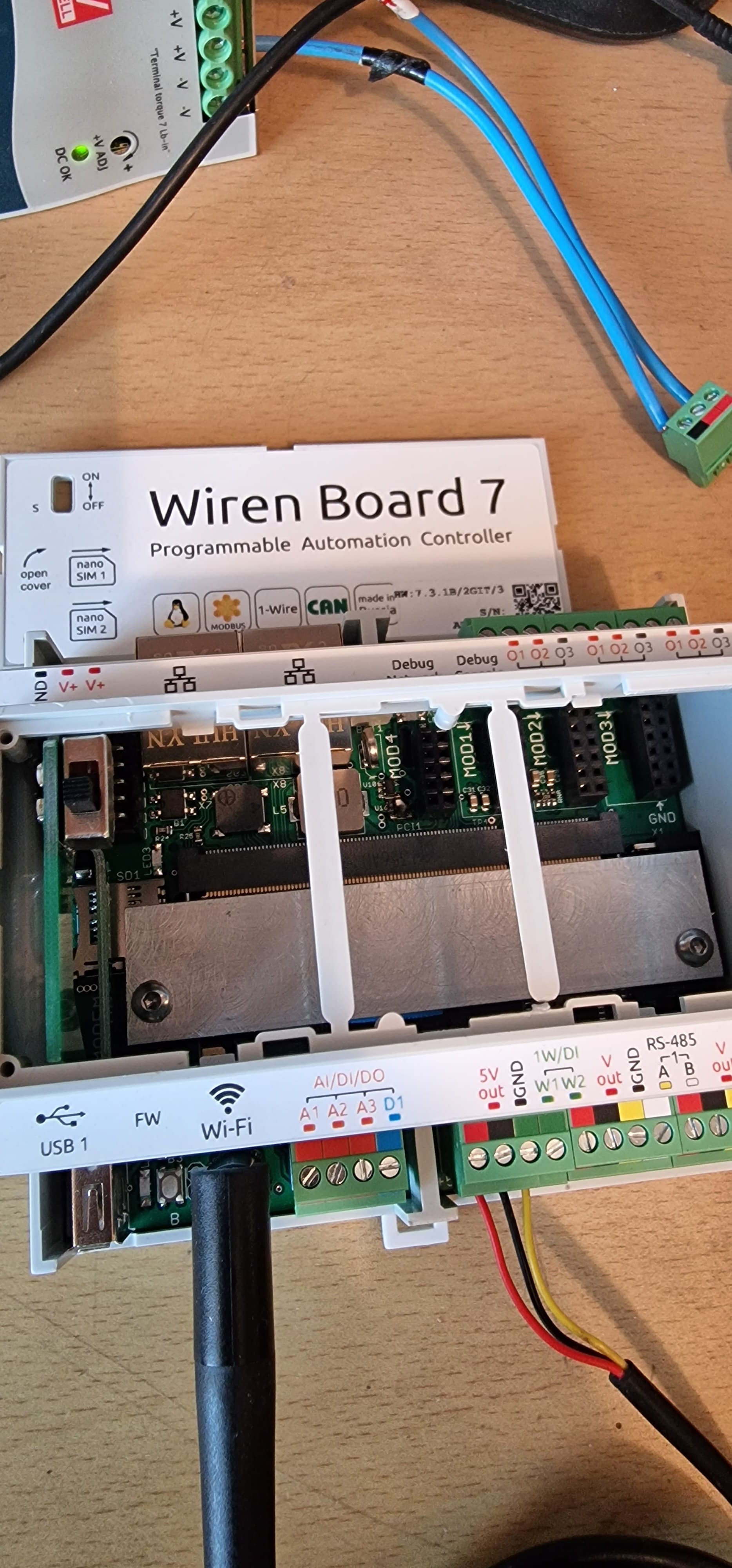 Перегревается u16 на WB7 - Контроллеры Wiren Board - Wiren Board Support